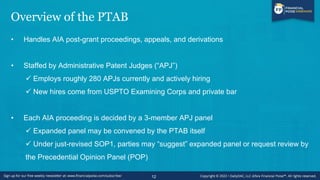 IP-301 POST-GRANT REVIEW TRIALS 2022 - PGRT Basics | PPT