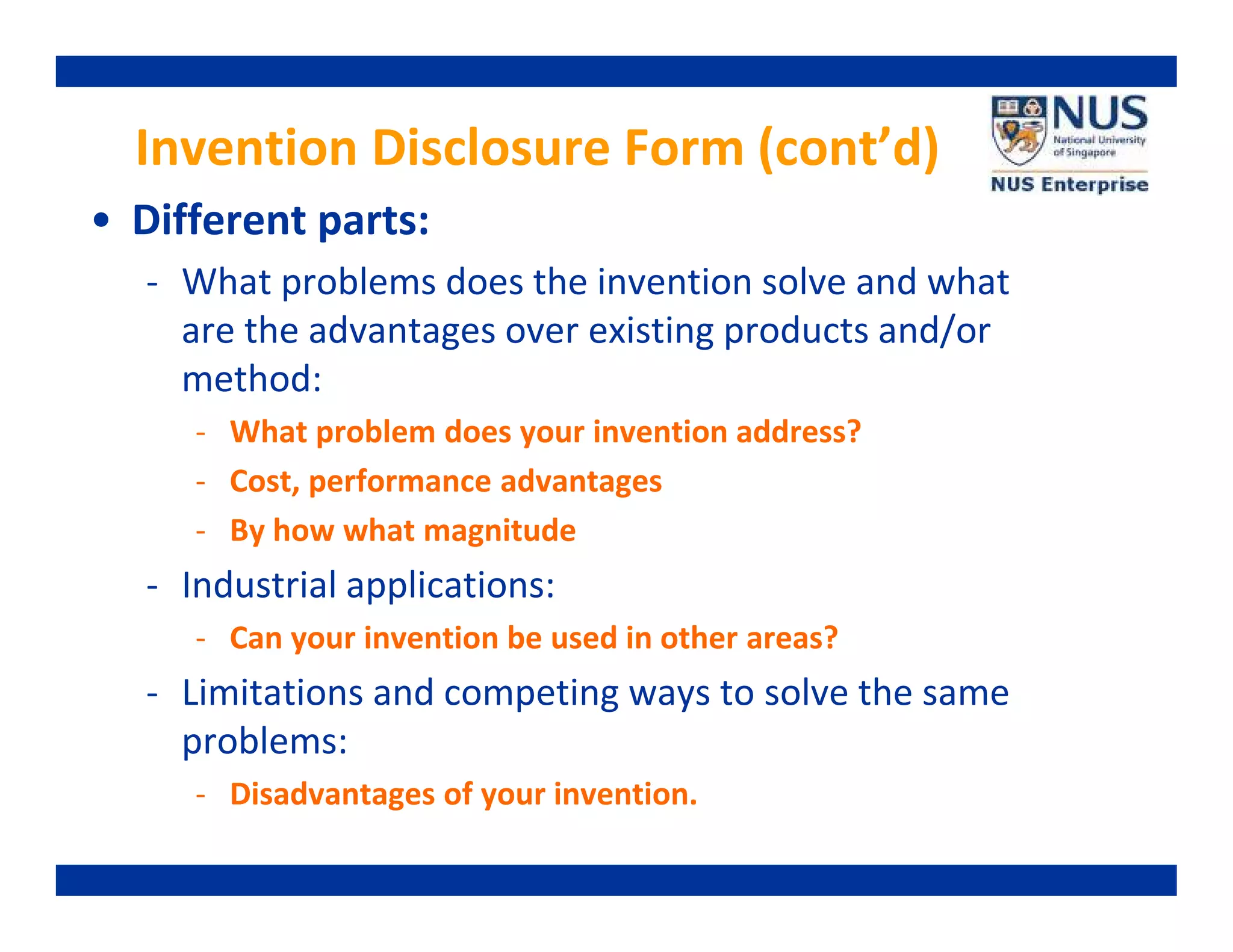 Intellectual Property Concepts and Filing Process at the National ...