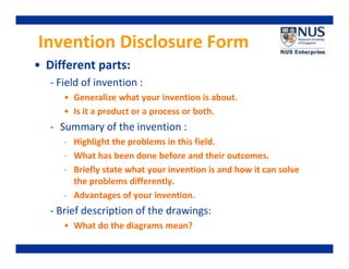 Intellectual Property Concepts and Filing Process at the National ...