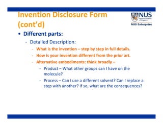 Intellectual Property Concepts and Filing Process at the National ...