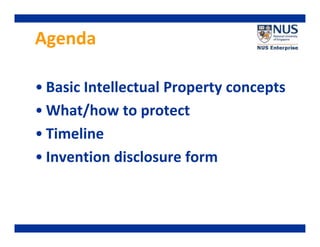 Intellectual Property Concepts and Filing Process at the National ...
