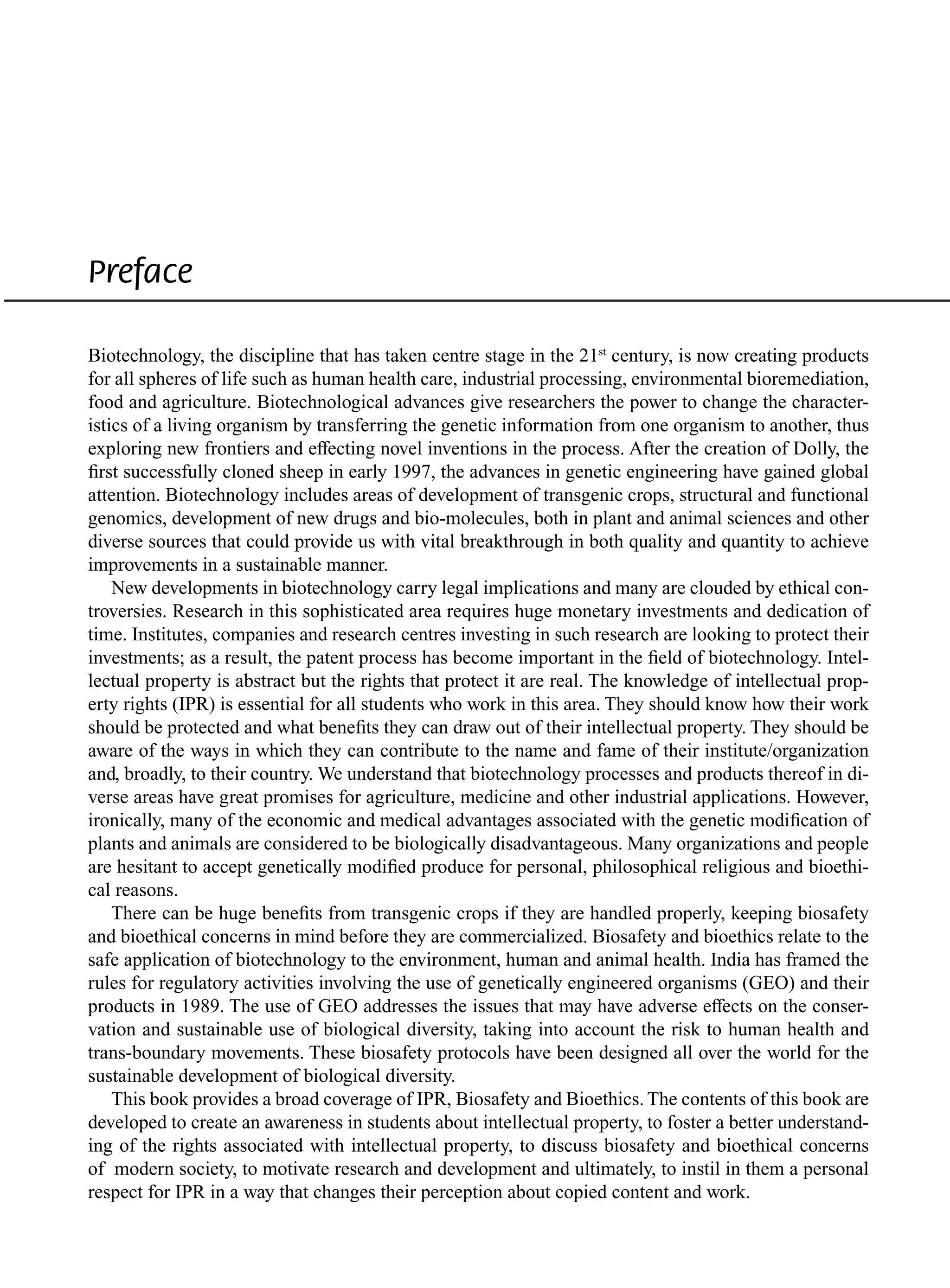 1 IPR, Biosafety and Bioethics (Deepa Goel, Shomini Parashar).pdf