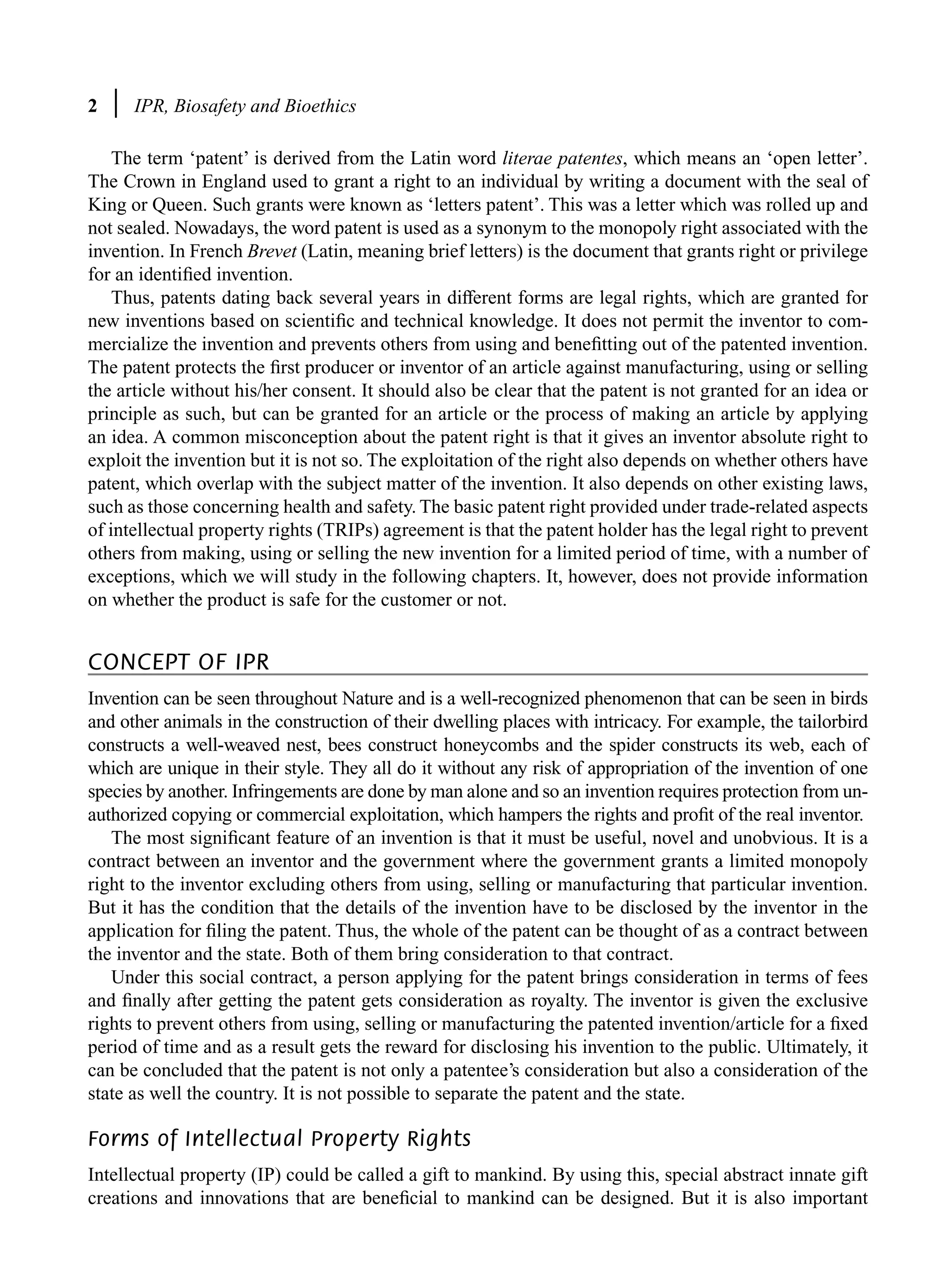 1 IPR, Biosafety and Bioethics (Deepa Goel, Shomini Parashar).pdf