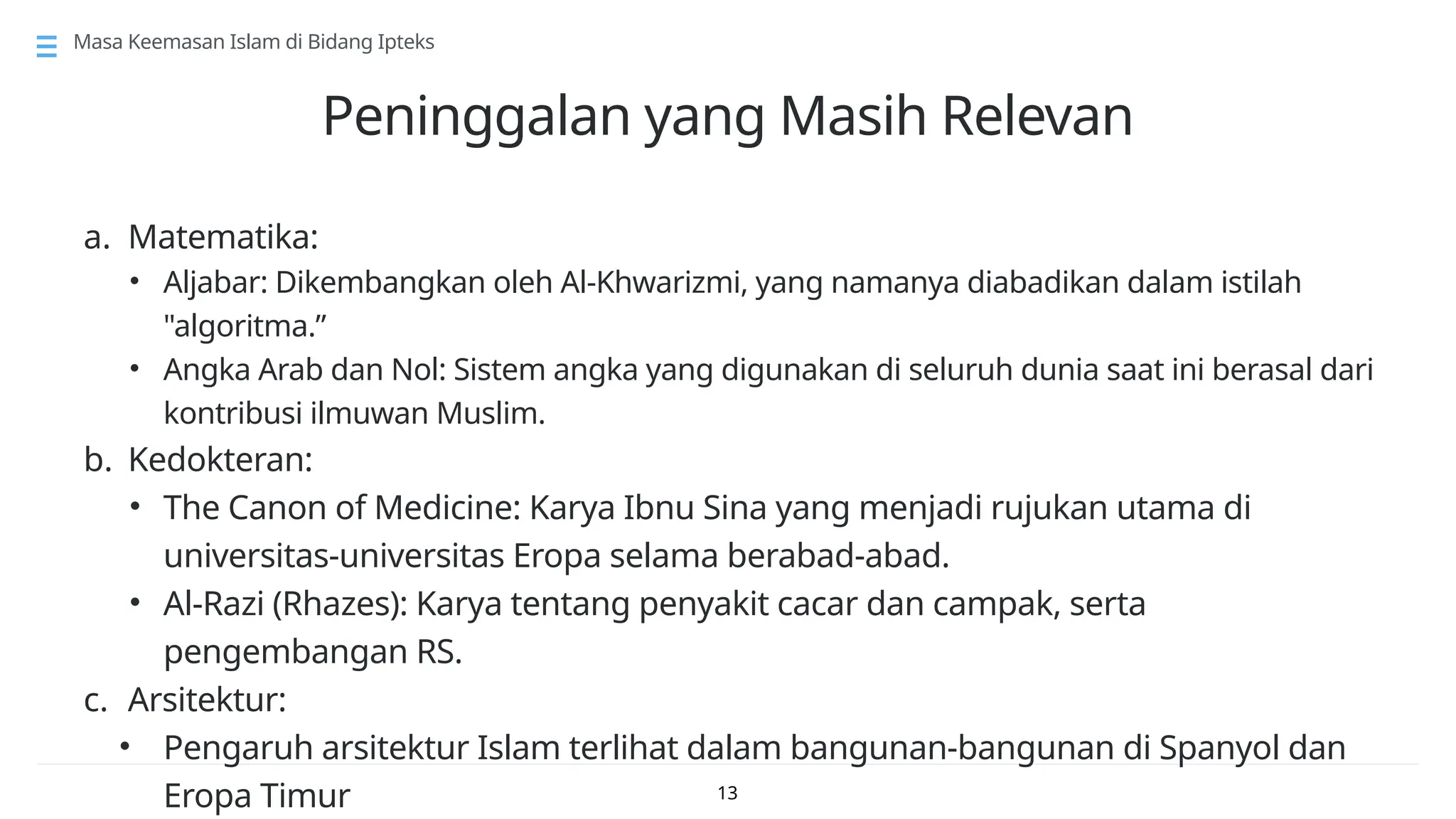 [1] Ipteks Zaman Kejayaan dan Kemunduran Islam.pptx