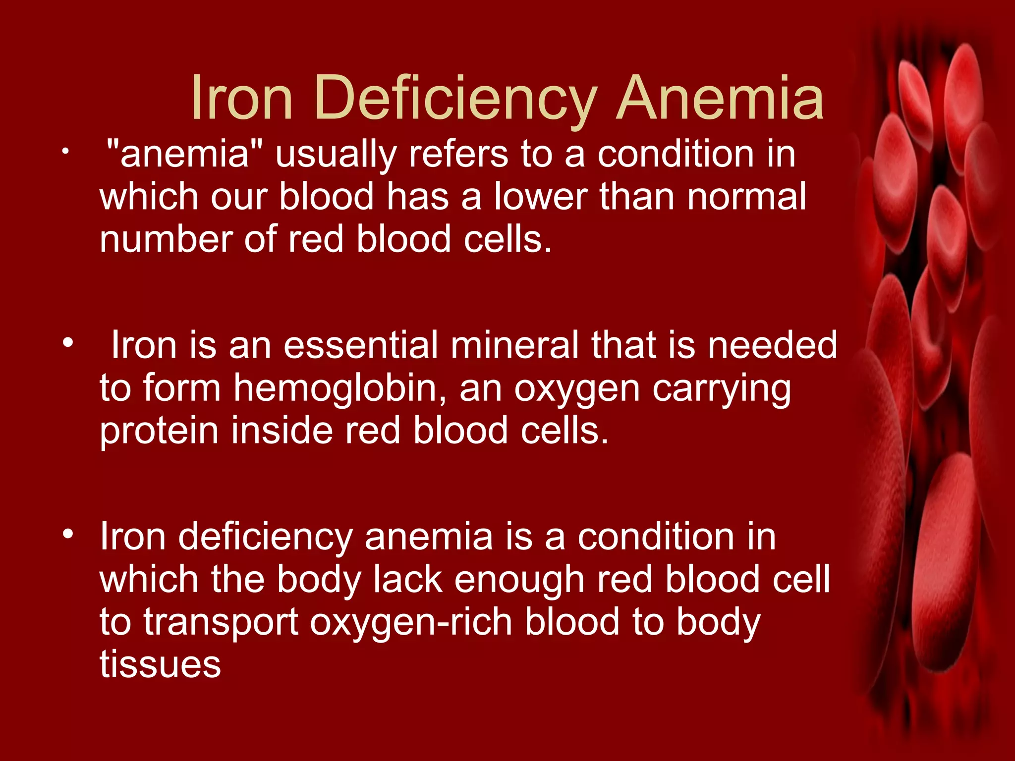 iron & b12 deficiency anemia | PPT