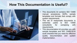 ISO 13485 Documentation Kit | PDF