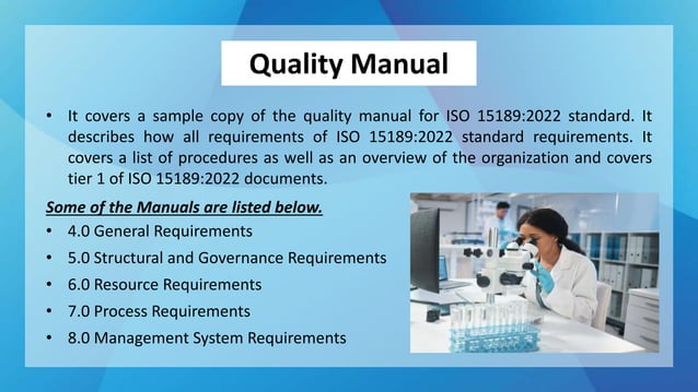 ISO 15189 Documents – Ready-to-use templates | PPTX