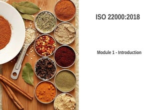 ISO 22000:2018 PPT Full deskripsi dan penjelasan | PPTX