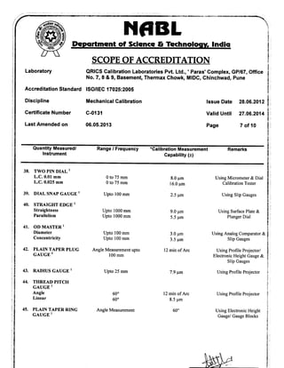 Qrics iso mechanical c 0131 | PDF