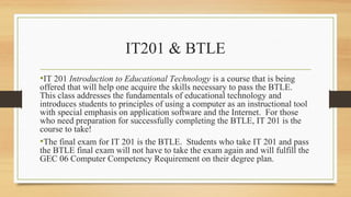(1)it 201 introduction | PPT