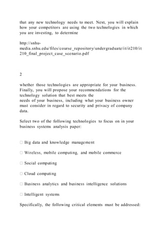 1 it 210 final project guidelines and rubric over | DOCX