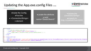 It Shore Beats Working: Configuring Elasticsearch to get the Most out of Cloud Logging | PPT
