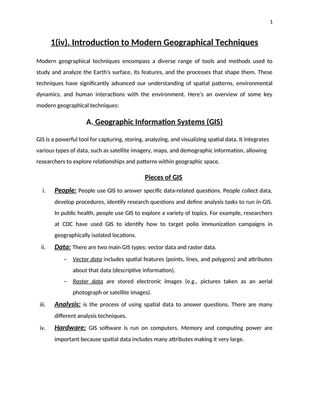 1(iv). Introduction to Modern Geographical Techniques.docx