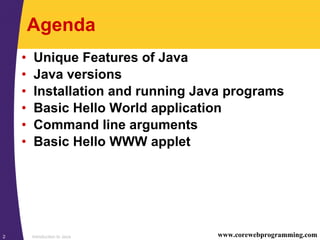 1java Introduction | PDF | Programming Languages | Computing