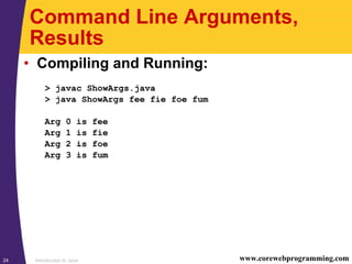 1java Introduction | PDF | Programming Languages | Computing