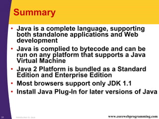 1java Introduction | PPT