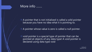 Pointers in c++ | PPTX