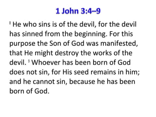 Overcoming Persistent Sin | PPT