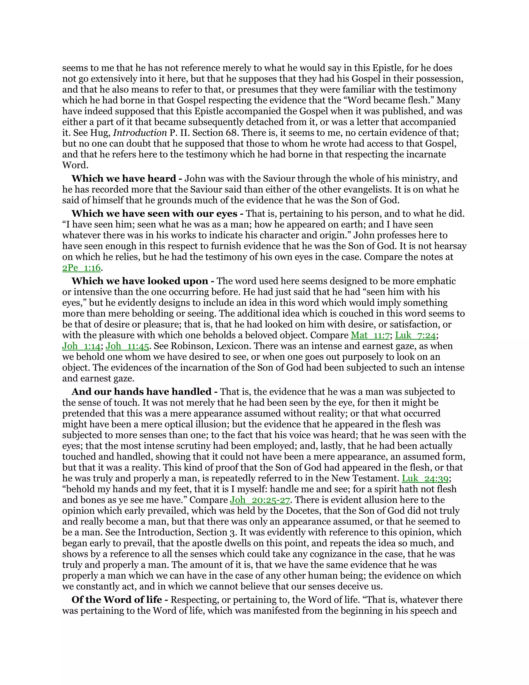 1 john 1 commentary | PDF