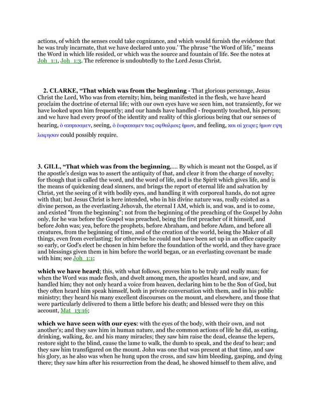 1 john 1 commentary | PDF | Christianity | Religion & Spirituality
