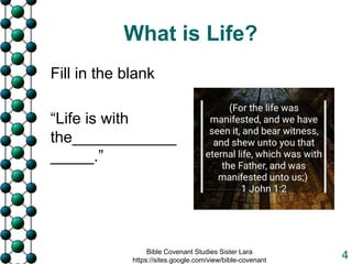 1 John 1 Verse 2 Witness of Life What is Life and How is Life Revealed.pptx