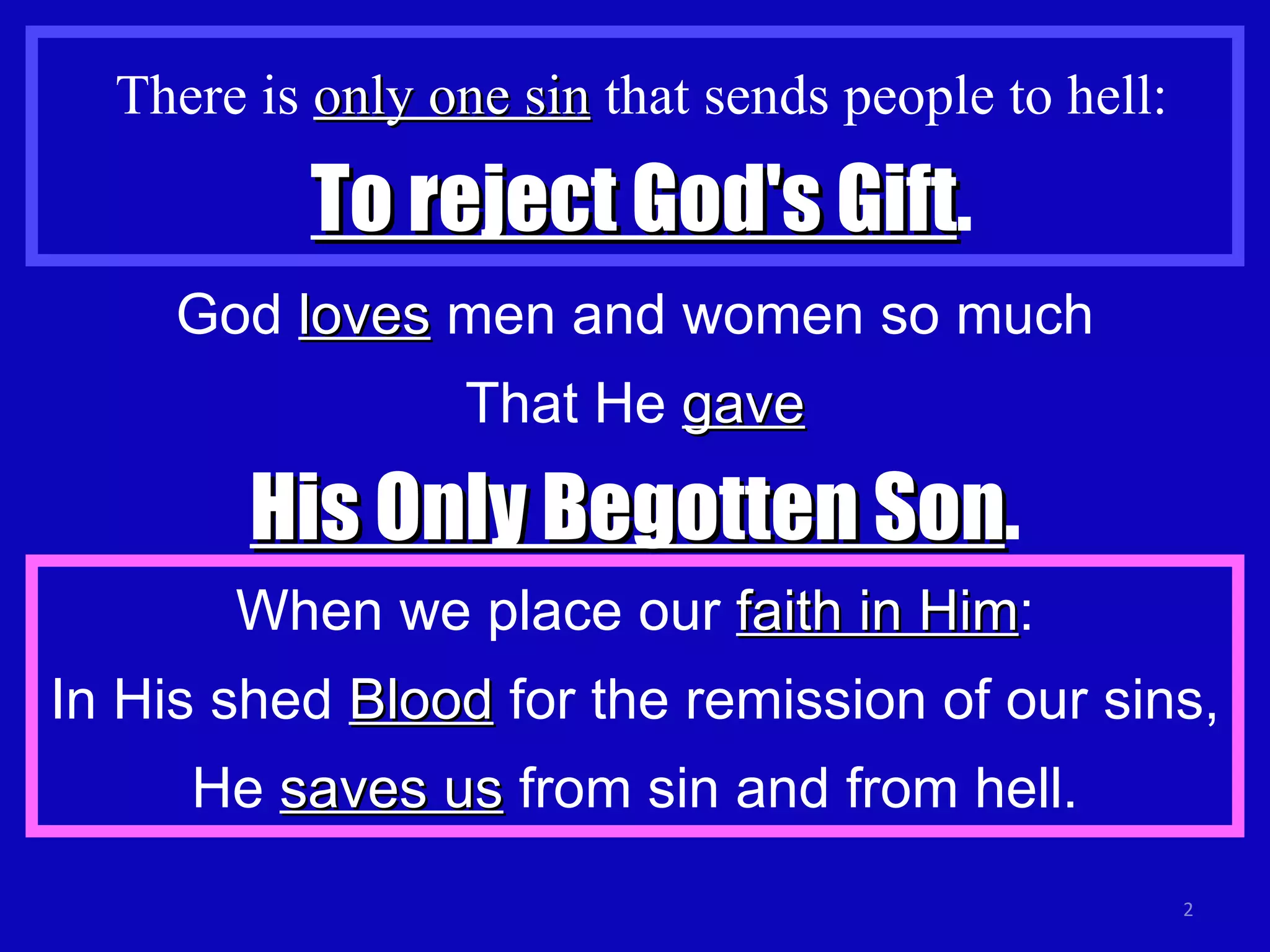 Jesus is the only Way to God and Heaven | PPT