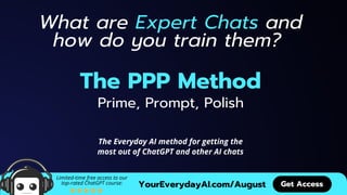 Jordan Wilson - Expert Chats Train ChatGPT to be your employee with the ...