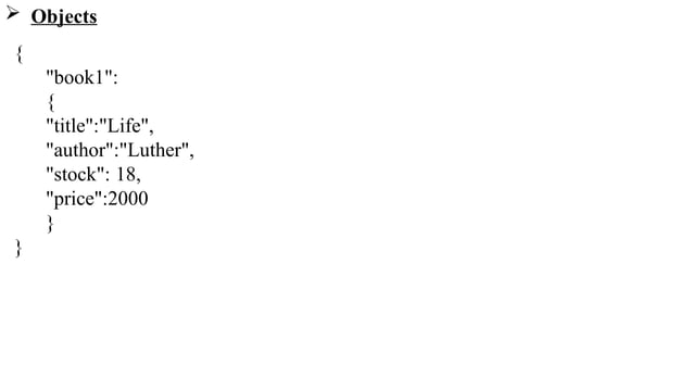 1 Json Intro and datatype PRESENTATION.pptx | Free Download