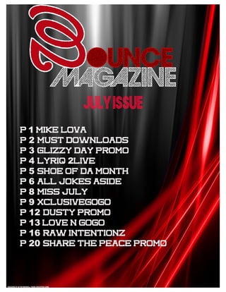 1 july issuse bounce mag | PDF