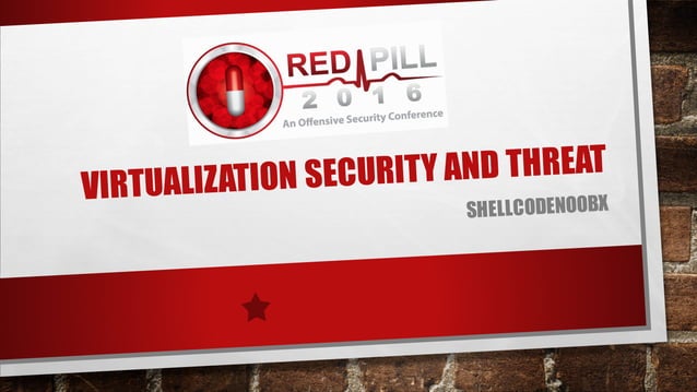 Virtualization security and threat | PDF