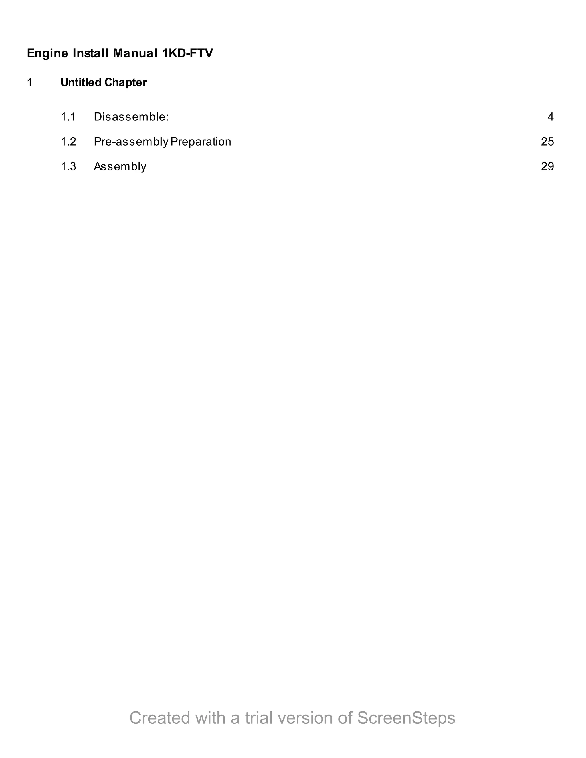 Toyota 1KD-FTV Common Rail Diesel Injector Installation Manual | PDF