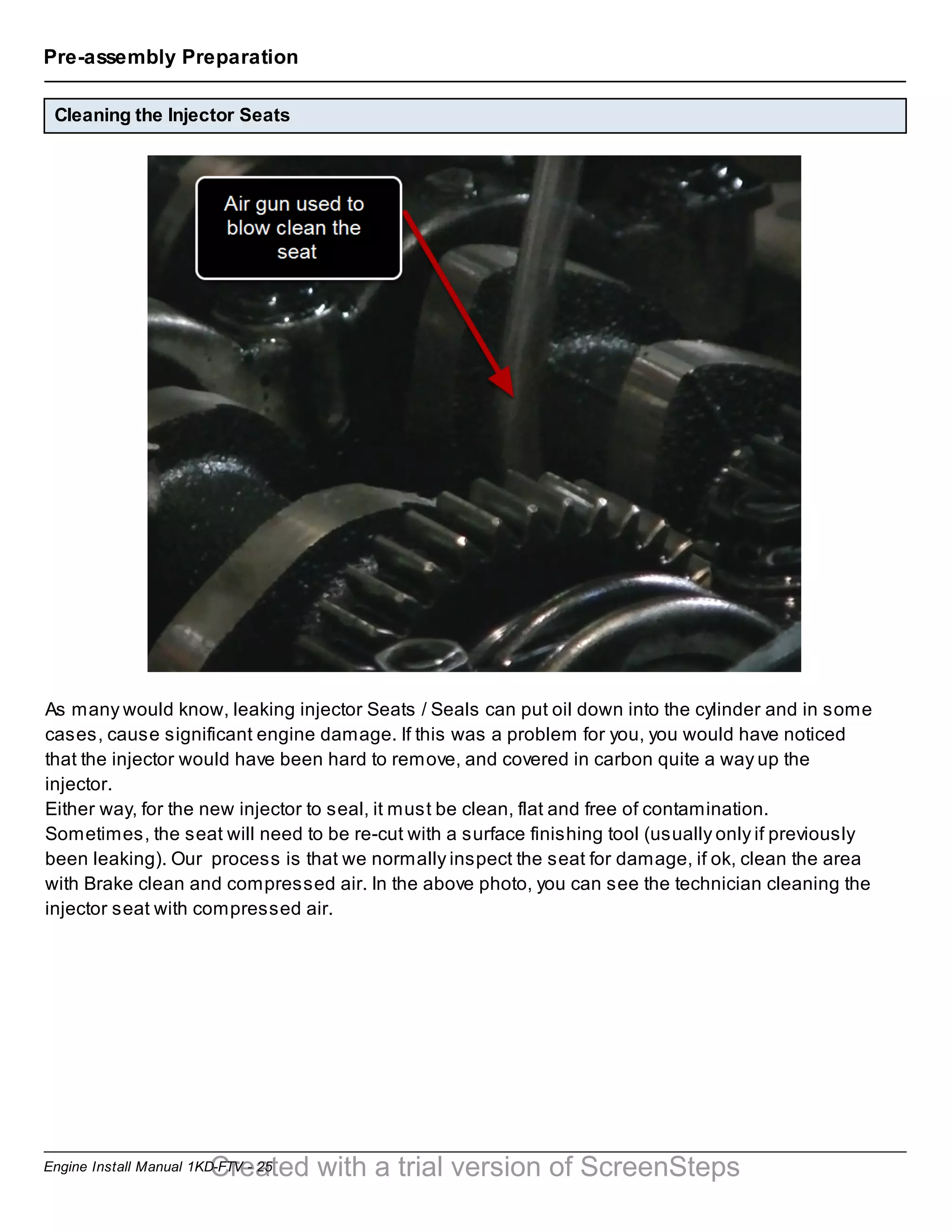 Toyota 1KD-FTV Common Rail Diesel Injector Installation Manual | PDF