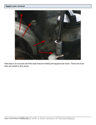 Toyota 1KD-FTV Common Rail Diesel Injector Installation Manual | PDF