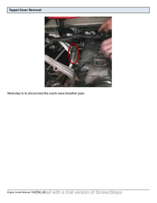 Toyota 1KD-FTV Common Rail Diesel Injector Installation Manual | PDF