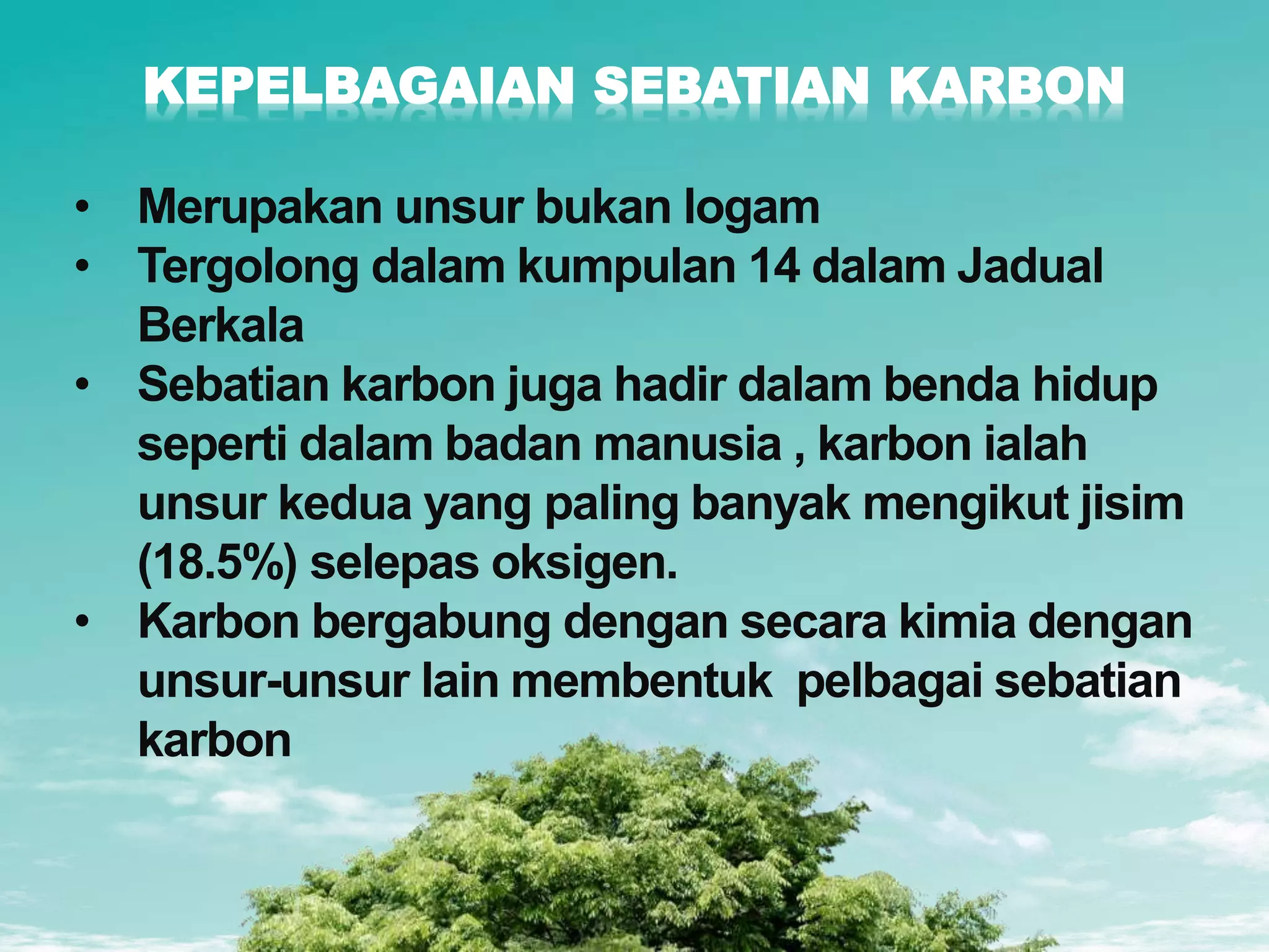 1 Kepelbagaian Sebatian Karbon | PPTX