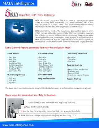 1KEY BI for Tally | PDF