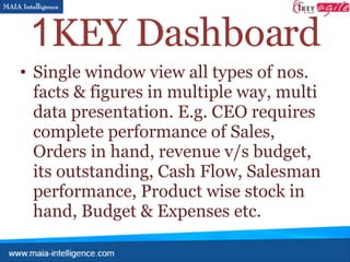 1KEY Dashboard - 1KEY Agile | PPT