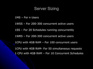 1KEY Server Sizing | PPT