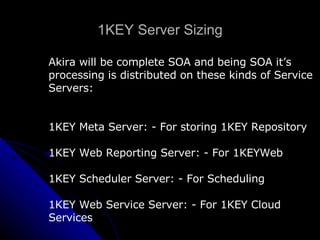 1KEY Server Sizing | PPT