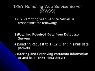 1KEY Server Sizing | PPT