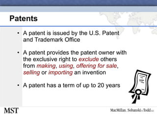 01-United States Utility Patents: Introductions and Orientation | PPT
