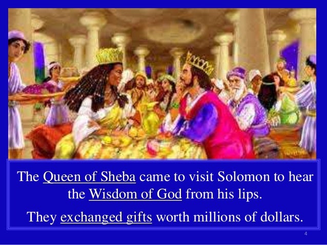 1 kings 10b riches of solomon