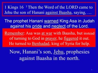 1 kings 16a ungodly kings | PPT