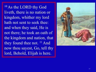 1 kings 18a elijah returns | PPTX