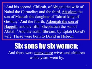 1 kings 1 david is dying | PPT