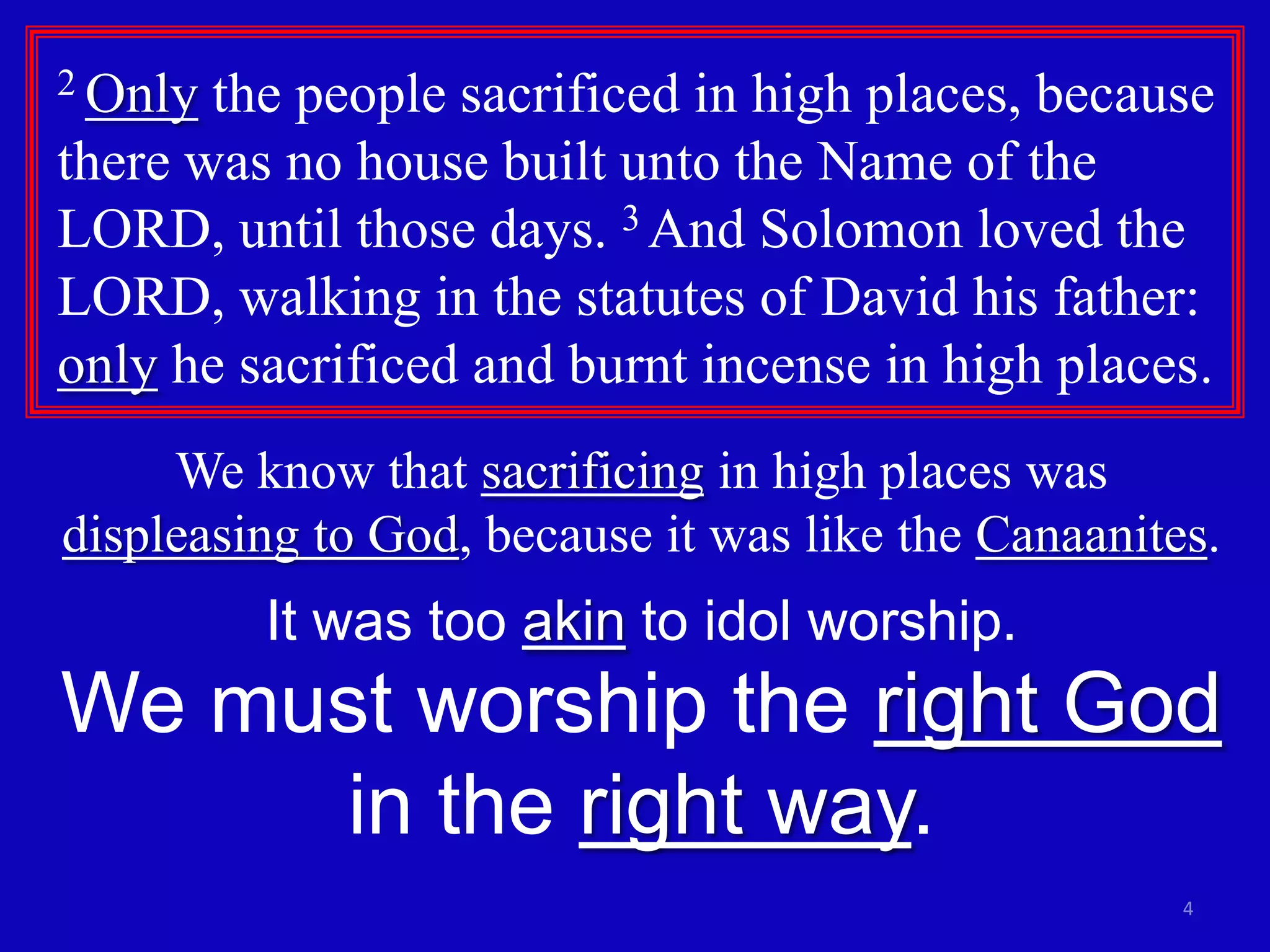 1 kings 3a solomon's dream | PPTX