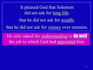 1 kings 3a solomon's dream | PPTX