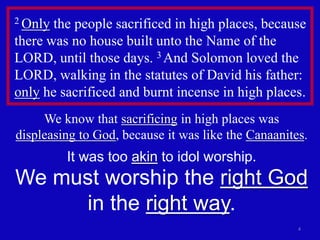 1 kings 3a solomon's dream | PPT