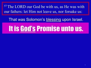 1 kings 8e solomon's blessing | PPT