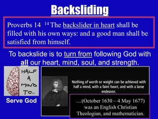 1 kings 9a backsliding | PPT